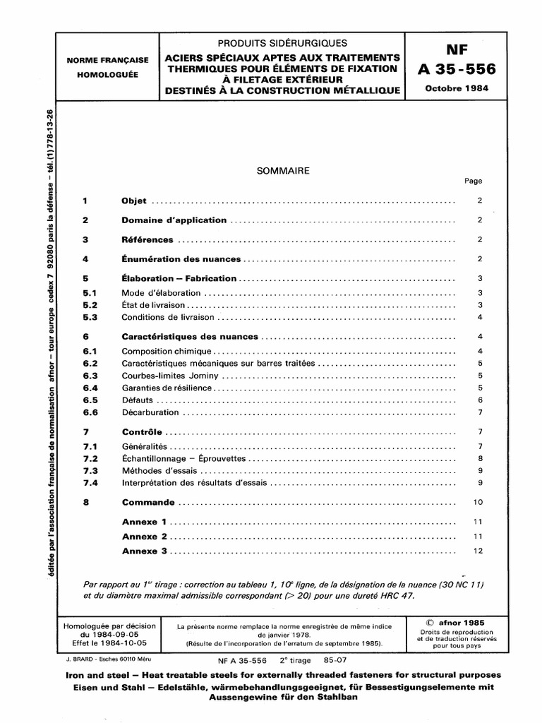 NF A 35-556 PDF | PDF