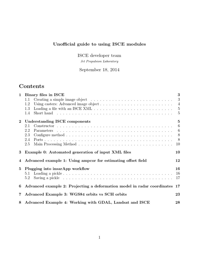 Unofficial ISCE Guide | PDF | Parameter (Computer Programming) | Class (Computer Programming)