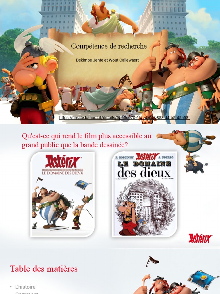 Asterix & Obelix PowerPoint | PDF