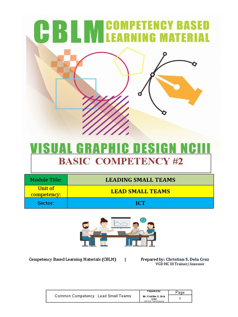 BASIC CBLM2 Lead Small Teams | PDF | Attitude (Psychology) | Negotiation