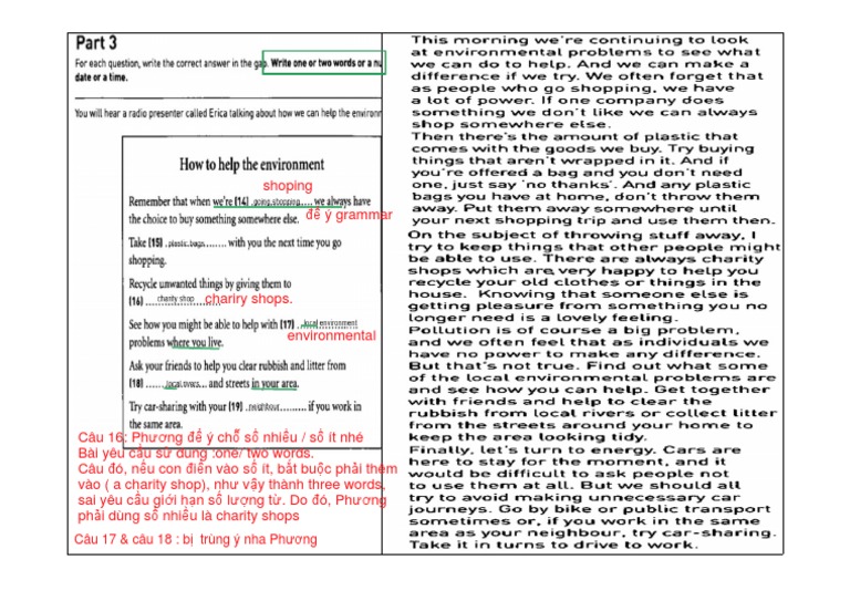 LISTENING TEST 1 PART 3 Script | PDF