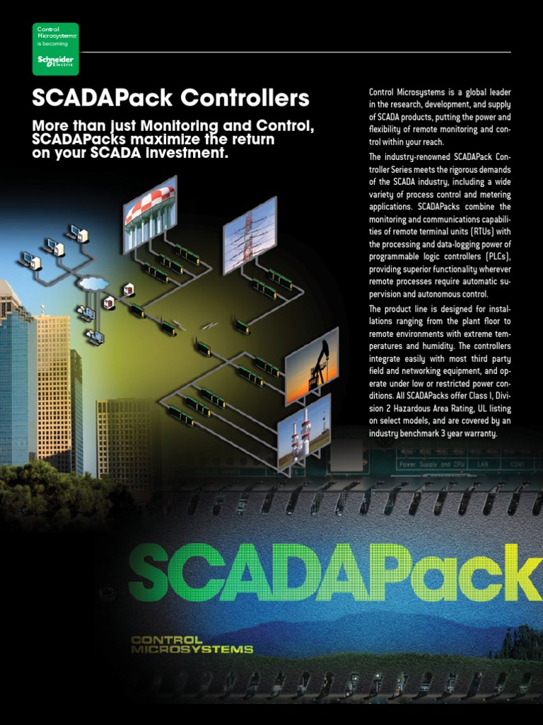 SCADAPack Product Line Comparison Brochure | Scada | Programmable Logic ...