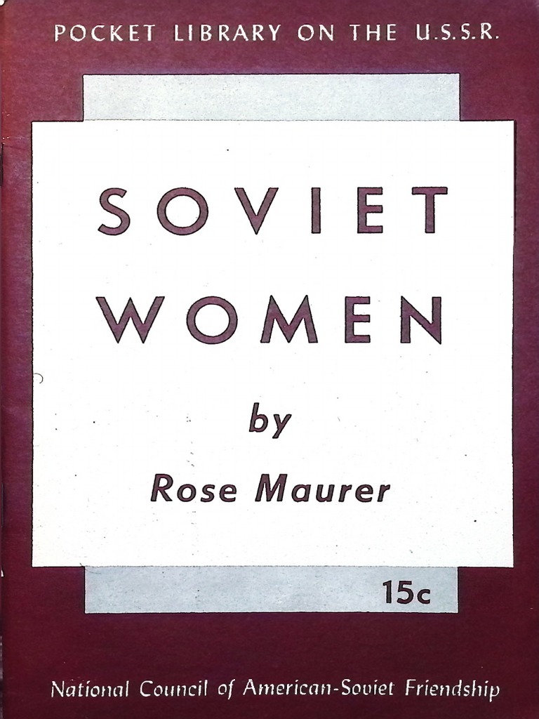 Soviet Women by Rose Maurer | PDF | Soviet Union | World Politics