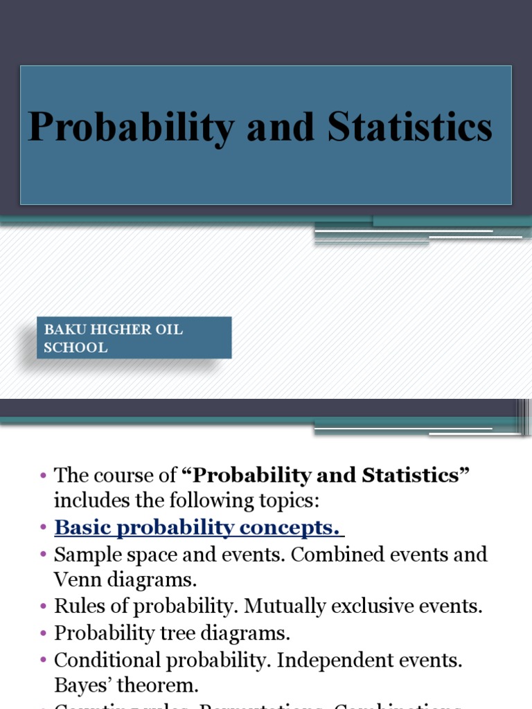 1 - BBA - Probability and Statistics - Week-1 | PDF | Set (Mathematics ...