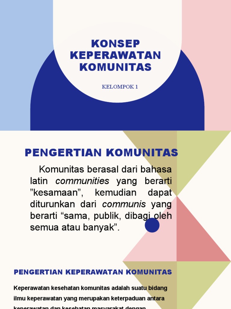 Konsep Keperawatan Komunitas | PDF | Pengembangan Diri