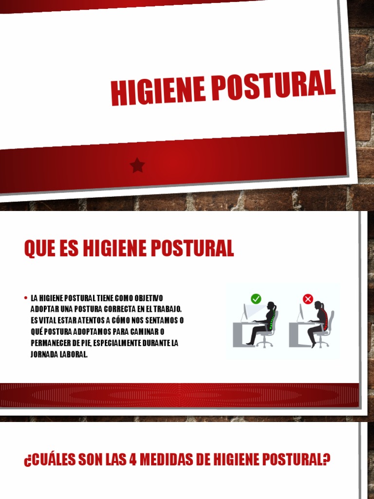 Higiene Postural | PDF | Tecnología