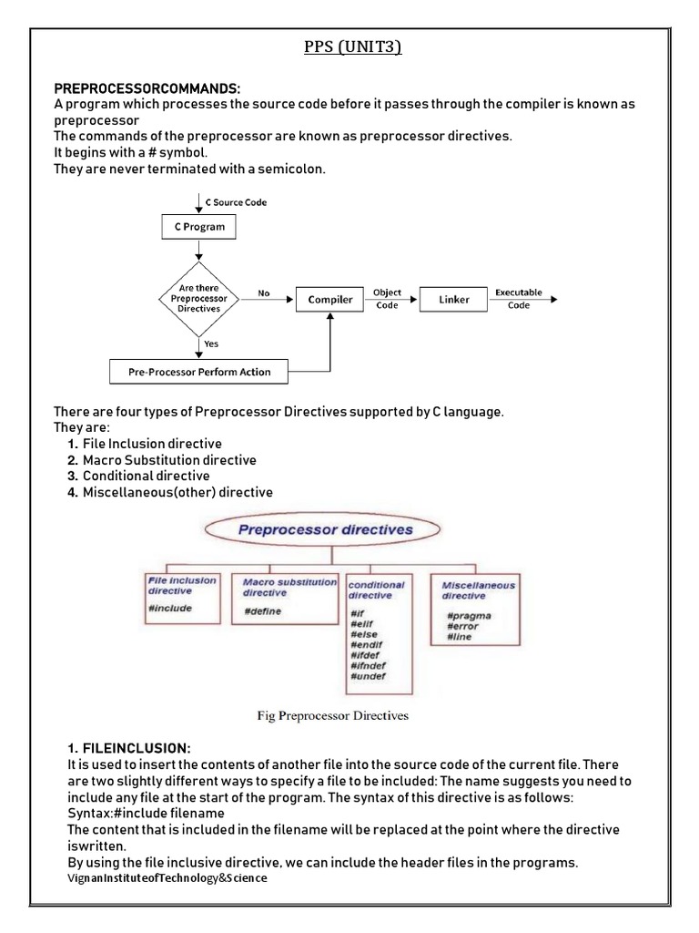 PPS - UNIT-III Notes | PDF | Pointer (Computer Programming ... PPS - UNIT-III Notes | PDF | Pointer (Computer Programming ...