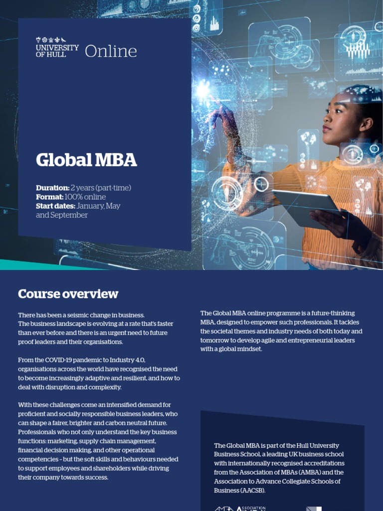 Global MBA Brochure PDF | PDF | Master Of Business Administration | Postgraduate Education