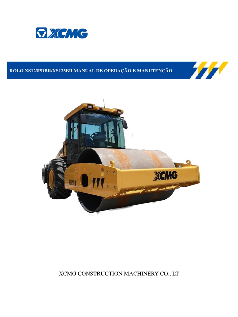 Rolo Compactador XCMG XS123PDBR | PDF | Freio | Motores