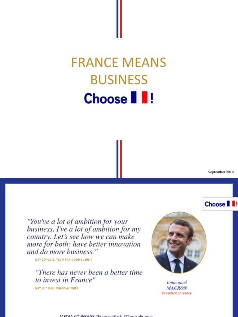 France Means Business Choose France | PDF | Taxes | Employment
