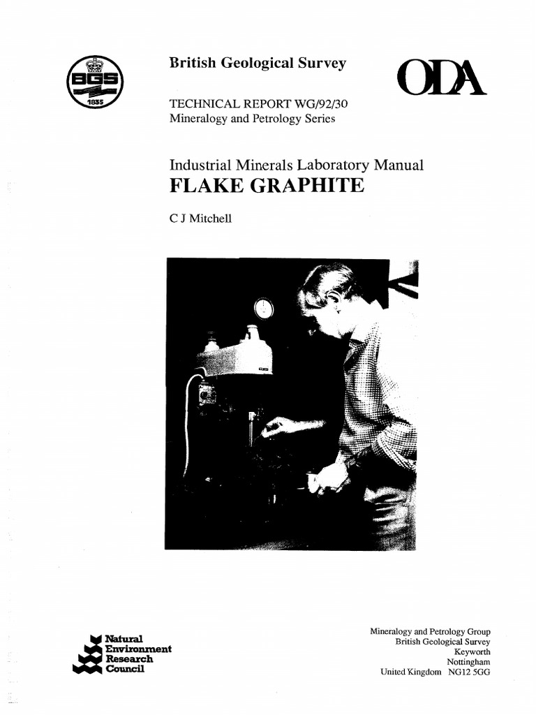 Flake Graphite Lab Manual | PDF | Graphite | Minerals