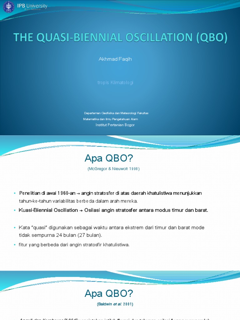 2019 Klimtrop QBO - En.id PDF | PDF