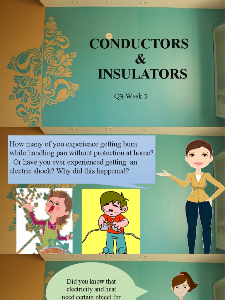 CONDUCTORS and INSULATORS | PDF | Electrical Conductor | Insulator ...