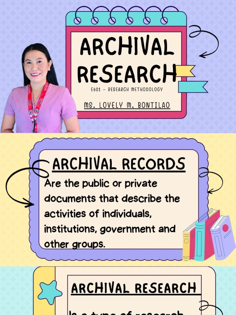 Archival Research | PDF