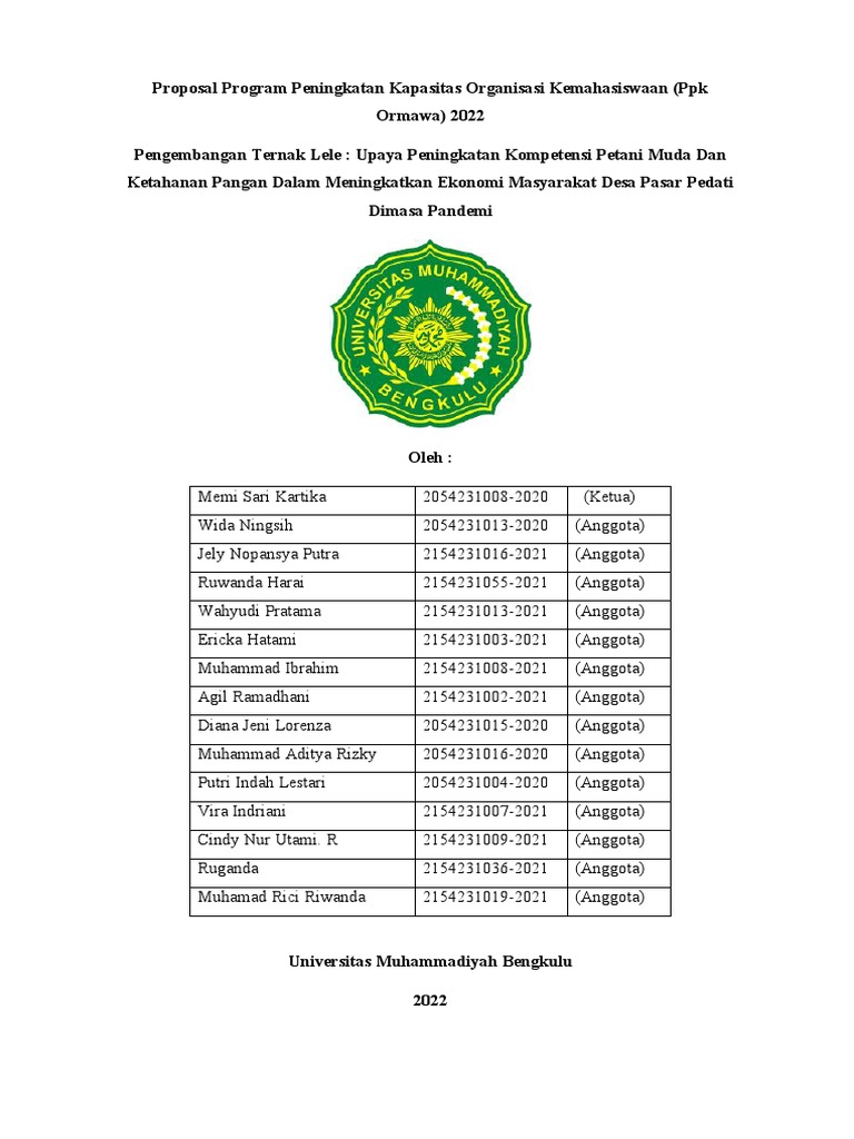 PPK Ormawa Benar 2 | PDF | Ilmu Sosial