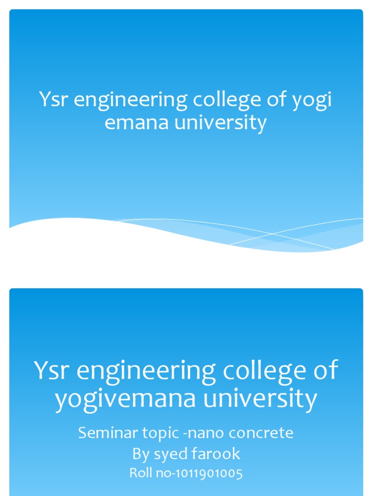 Civil Nano Concrete PPT 222 | Download Free PDF | Concrete | Carbon ...