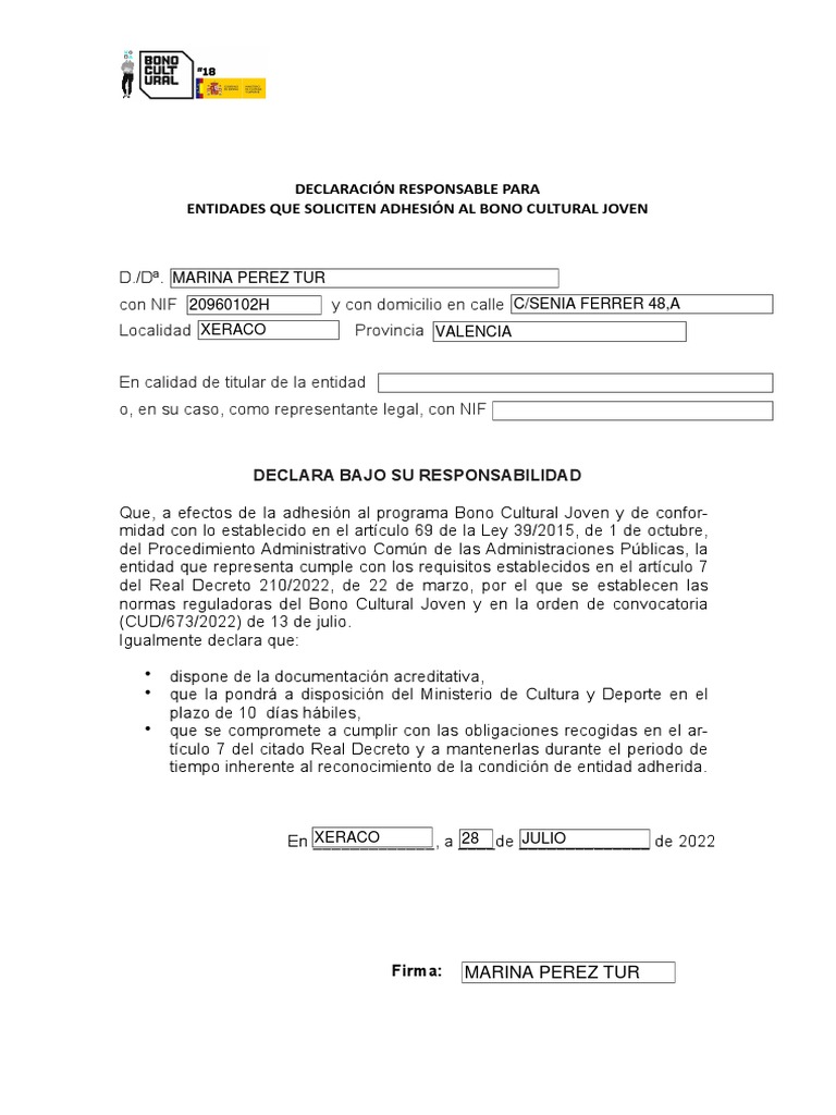 RESPONSIBLE_DECLARATION_TEMPLATE.pdf | PDF | Justicia | Crimen y violencia