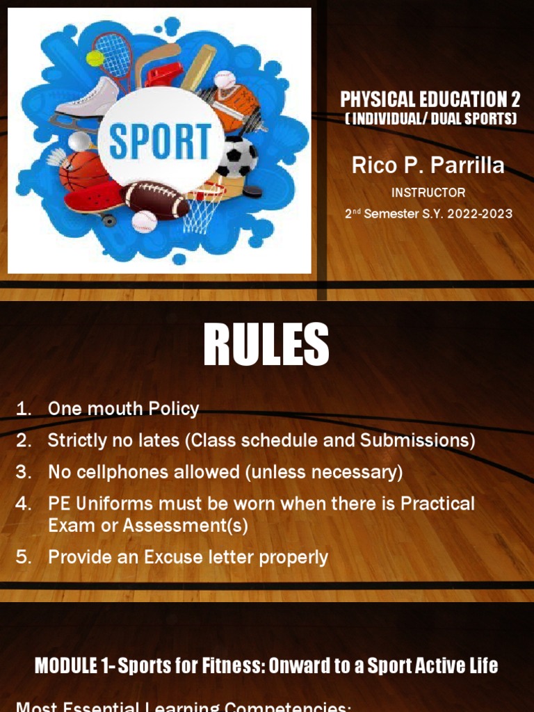 Pe 2 Introduction Individual Dual | PDF | Stress (Biology) | Physical ...