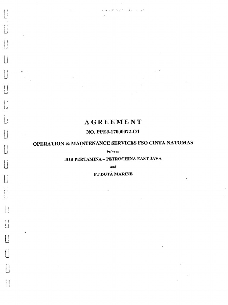 Kontrak CNB 2017-2018 PDF | PDF