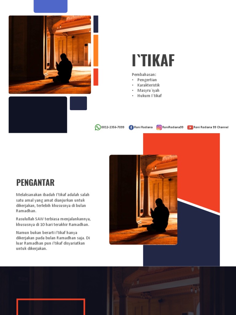 I'tikaf - Arti - Karakteristik - Masyru'iyah - Hukum PDF | PDF | Agama & Spiritualitas