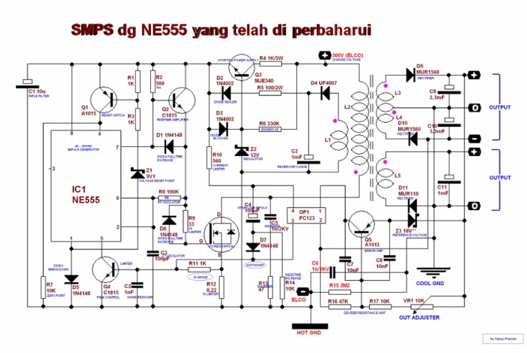 SMPS NE555 Yang Telah Diperbaharui PDF | PDF