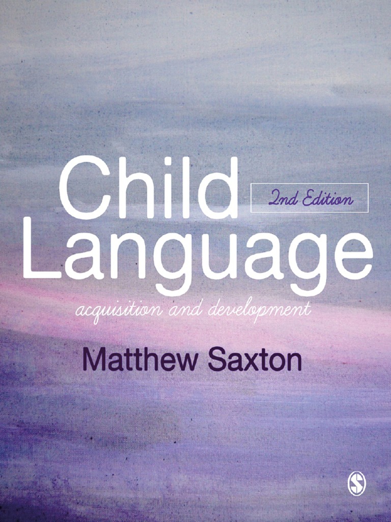 Child Language - Acquisition and Development (PDFDrive) | PDF ...