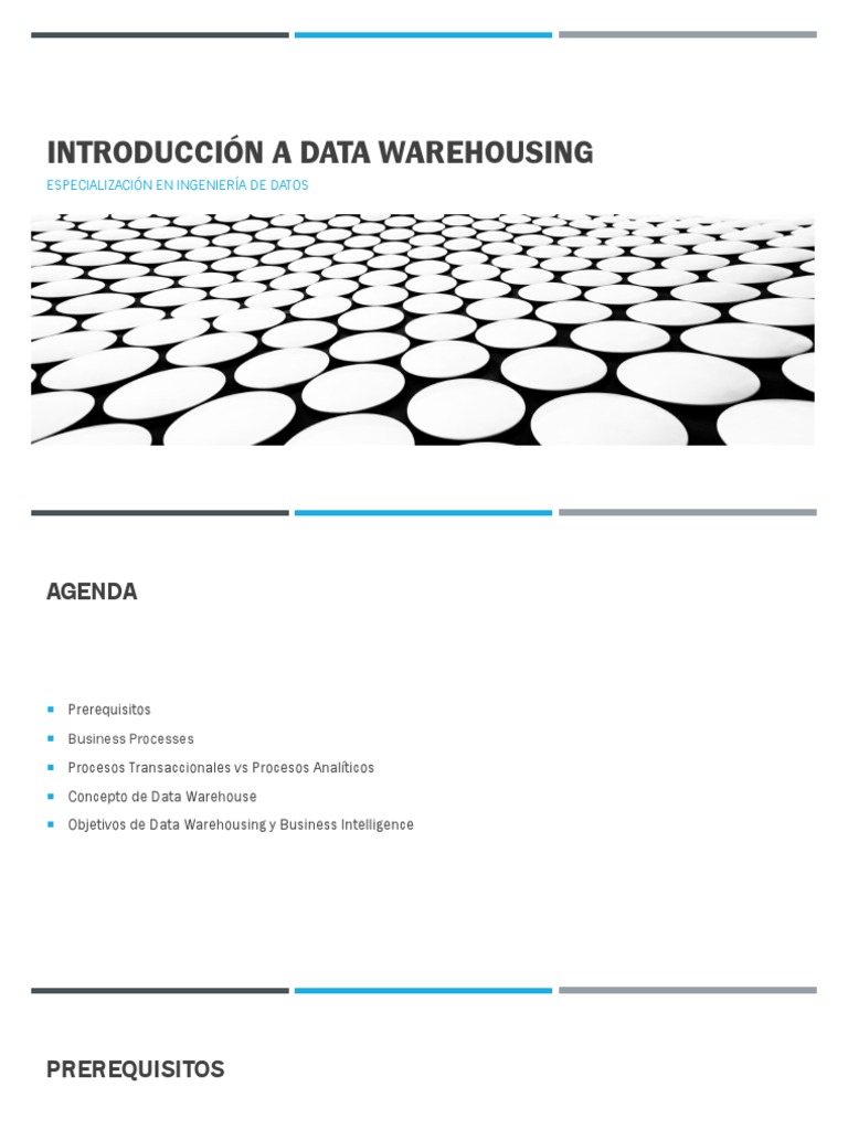 Introducción al Data Warehousing | PDF | Almacén de datos | Datos