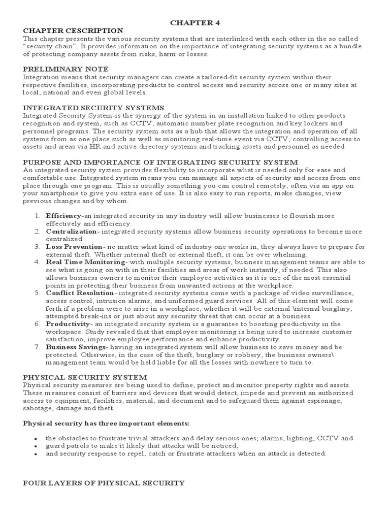 Chapter 4 | PDF | Information Security | Lighting
