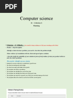 IB Computer Science IA Checklist | PDF