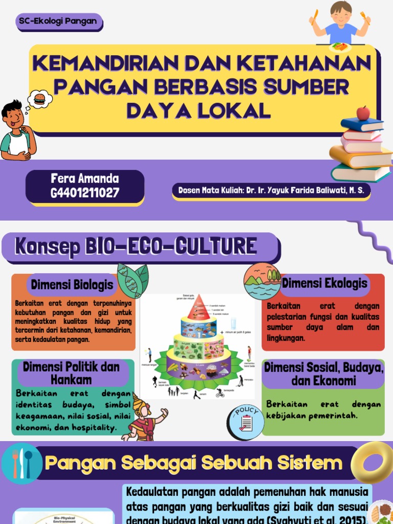 Kemandirian Pangan Berbasis Sumber Lokal | PDF