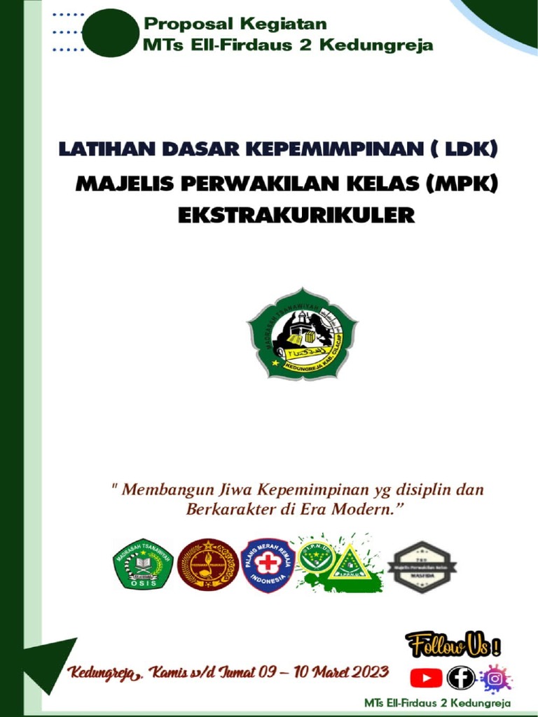 Proposal LDK MPK OSIS EKSTRA 23-1 | PDF