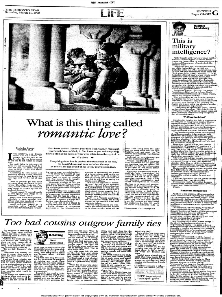 Michele Landsberg Introduces Marian X | PDF | Gender | Gender Studies