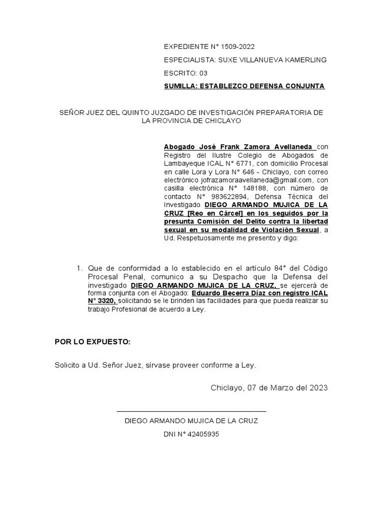 Subrogación y Defensa Conjunta | PDF