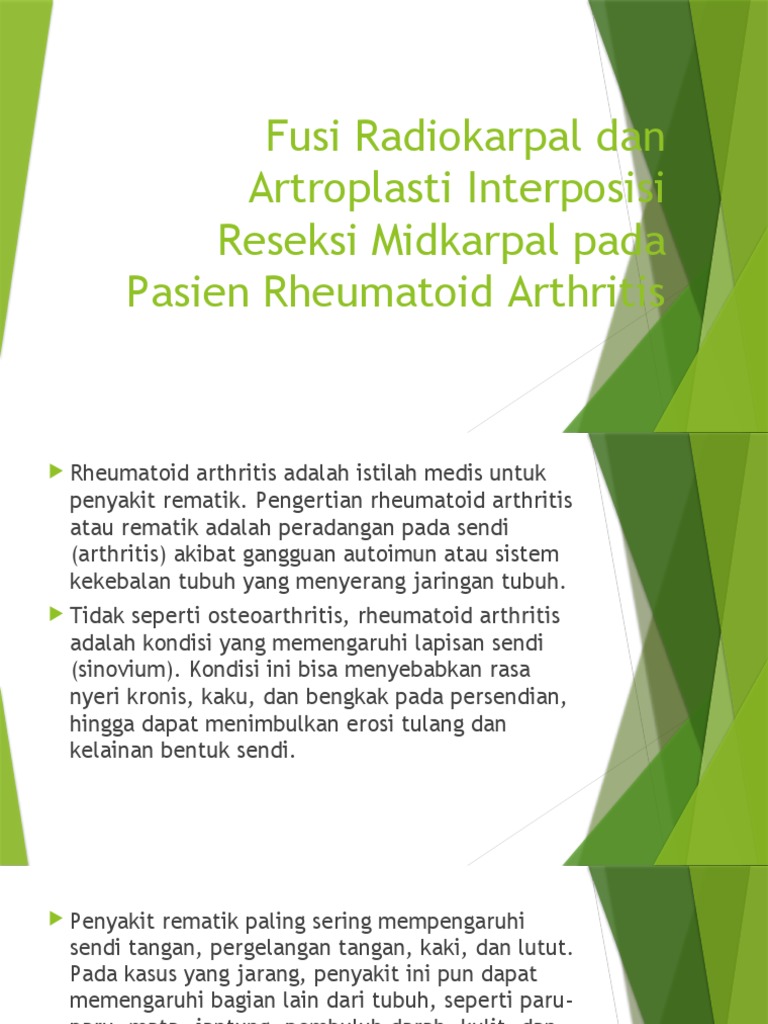 Artroplasti Interposisi | PDF | Sains & Matematika