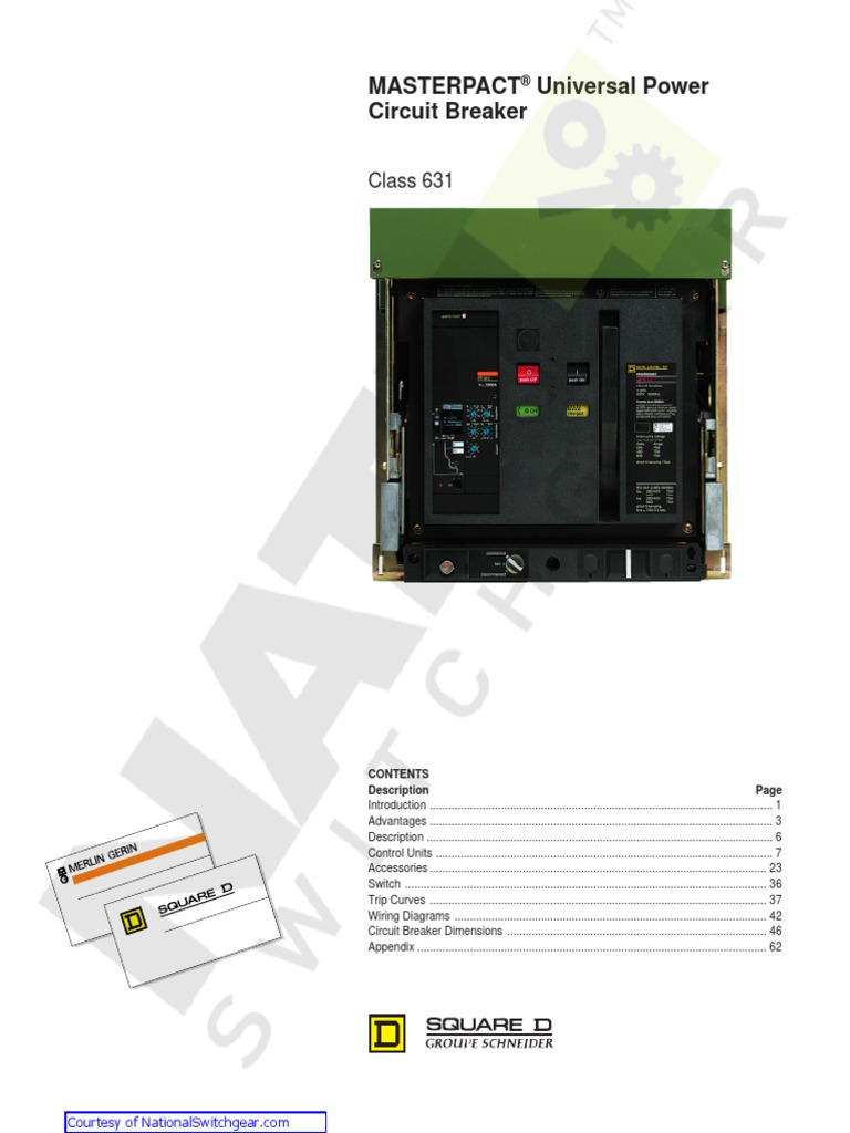 Merlin Gerin m08 h1 | PDF | Power Engineering | Components