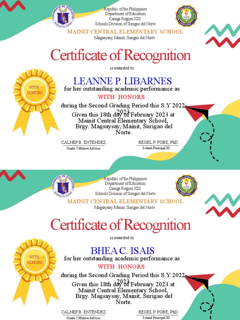 Recognition Certificate | PDF | Public Administration | Philippines Recognition Certificate | PDF | Public Administration | Philippines