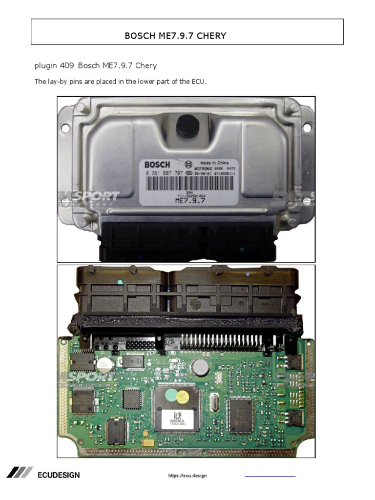 Bosch Me7.9.7 Chery PDF | PDF