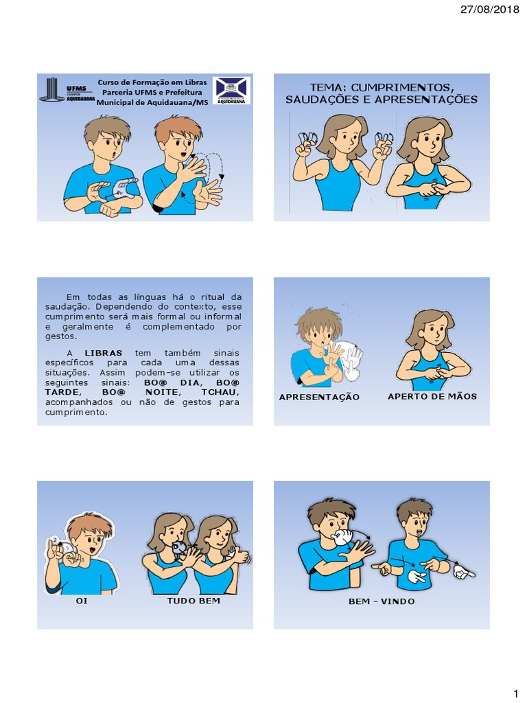 Cumprimentos e Saudações | PDF