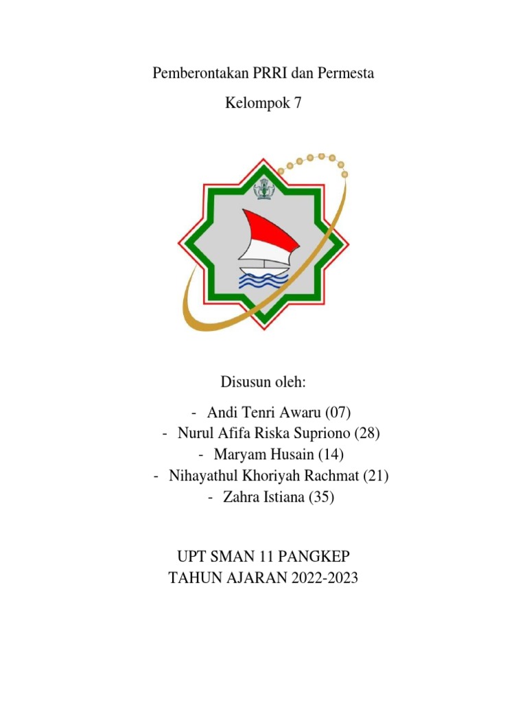 Pemberontakan PRRI dan Permesta 1958 | PDF | Perjalanan | Sejarah