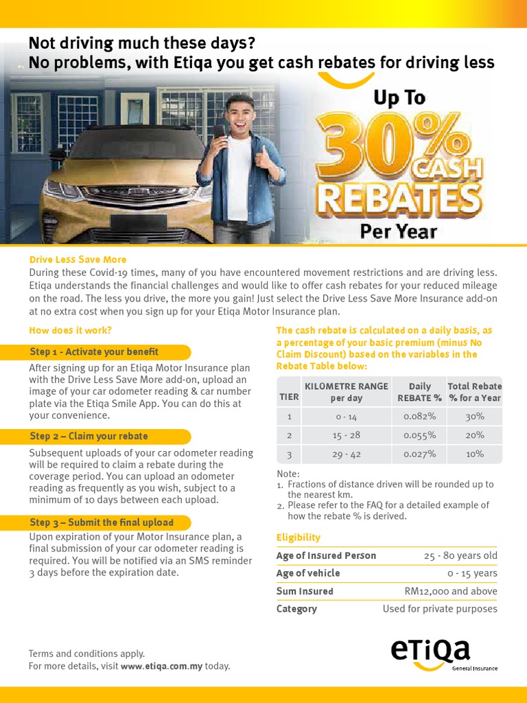 E-Flyer Drive Less Save More Insurance | PDF | Vehicle Insurance ...