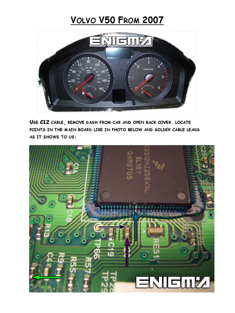 Volvo V50 From 2007 PDF | PDF