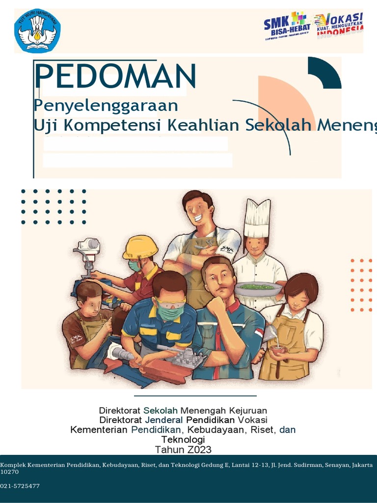Pedoman UKK SMK 2023 dan Sertifikat | PDF