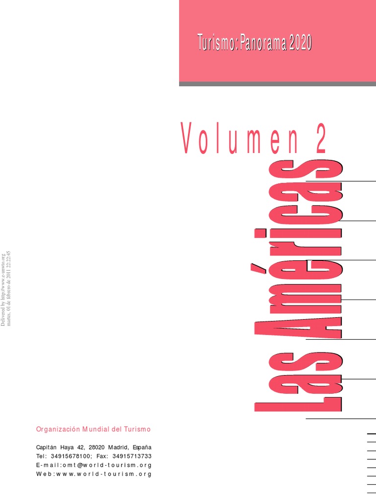 Turismo Panorama 2020 AMERICAS | PDF | Turismo | Américas
