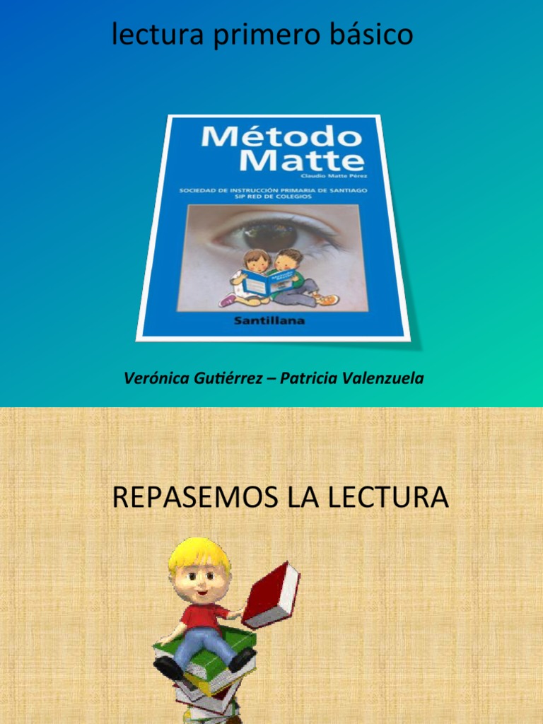 REPASO Lectura 1° Básico | PDF