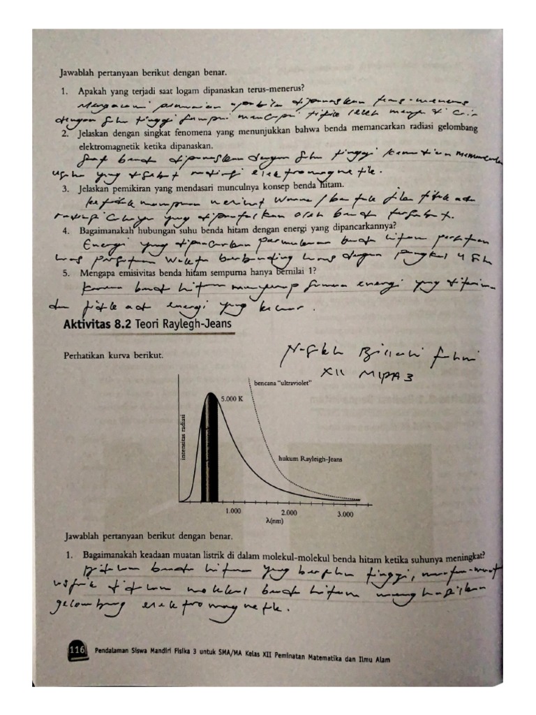 Fisika Aktivitas 8 (Nasikh Billahi Fahmi) PDF | PDF
