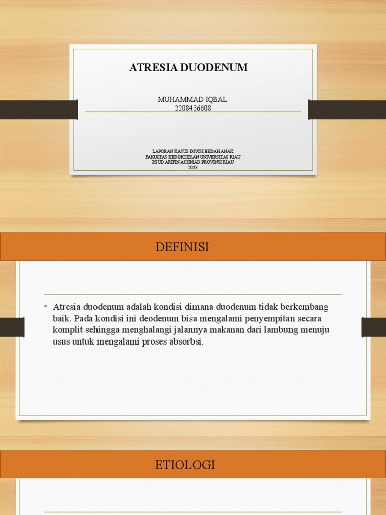 Atresia Duodenum | PDF