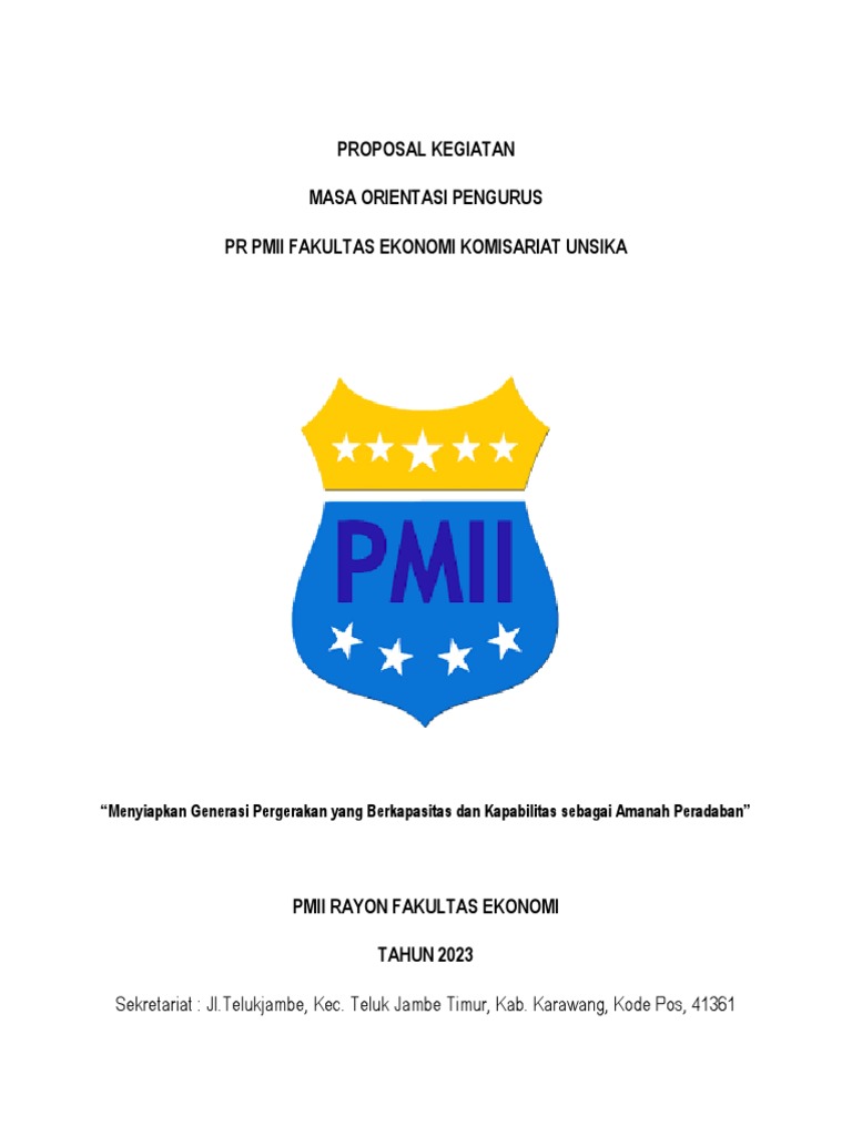 PROPOSAL MOP 2023 Ok | PDF