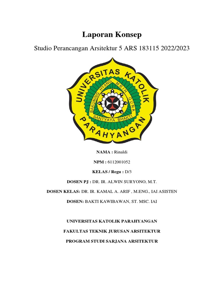 Laporan Konsep Rancangan Bandara | PDF | Seni