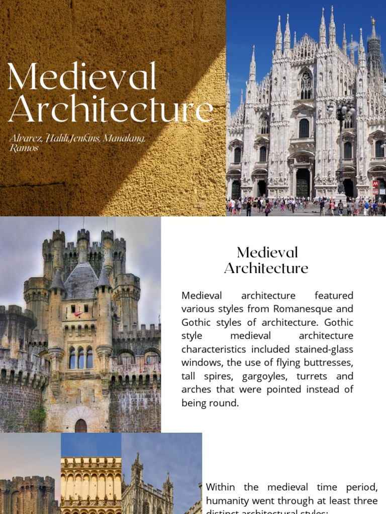 Medieval Architecture Styles and Characteristics | PDF | Gothic Architecture | Architectural Design