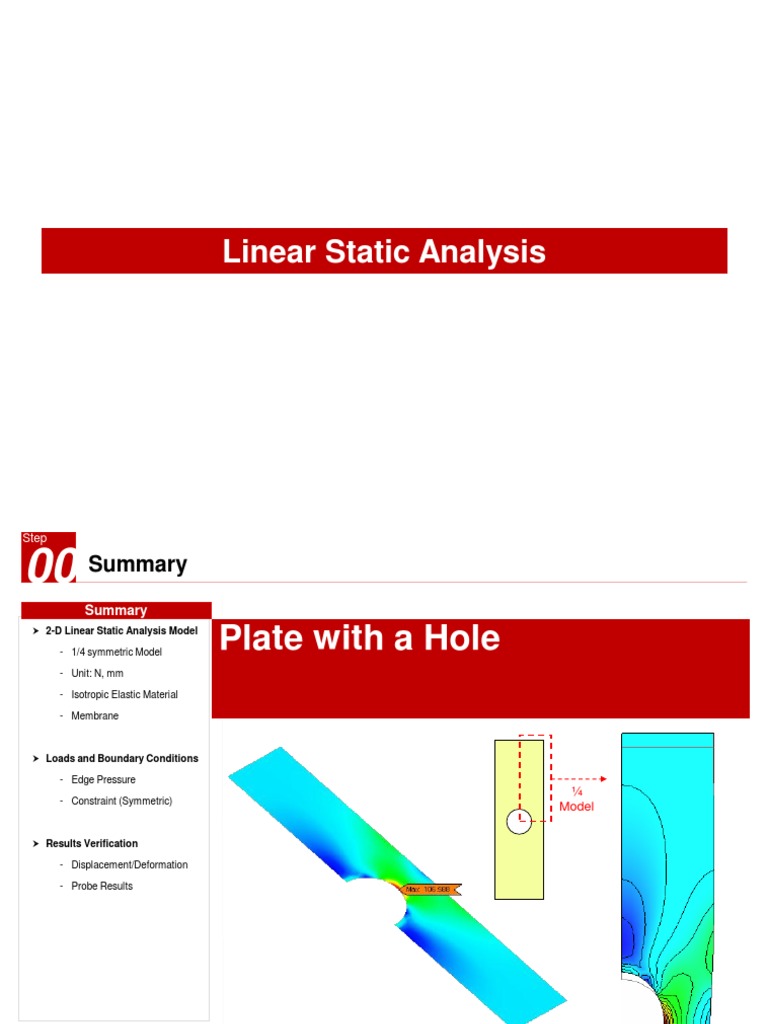 A1 - Linear Static Analysis (Analyst) | PDF | Young's Modulus | Stress ...
